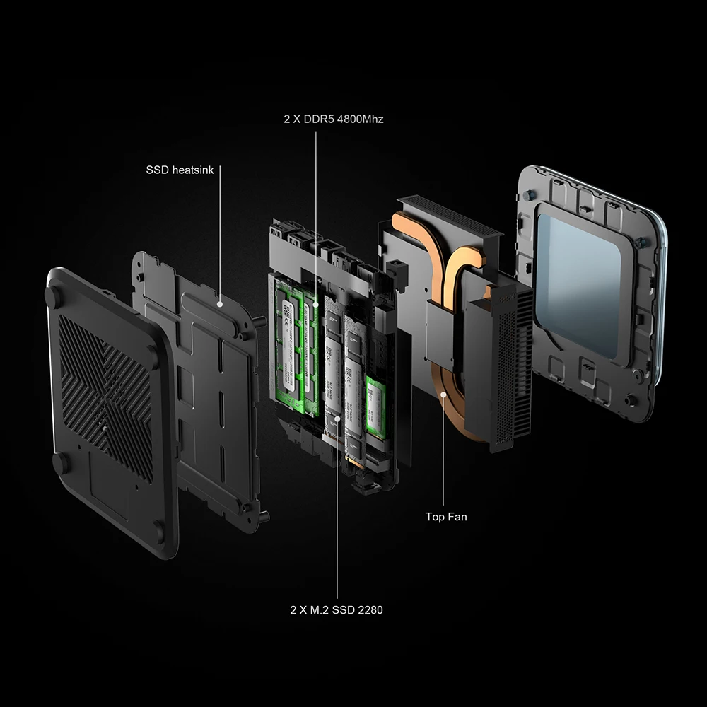 Chatreey AN3P Mini PC AMD 7735HS - Chatreey